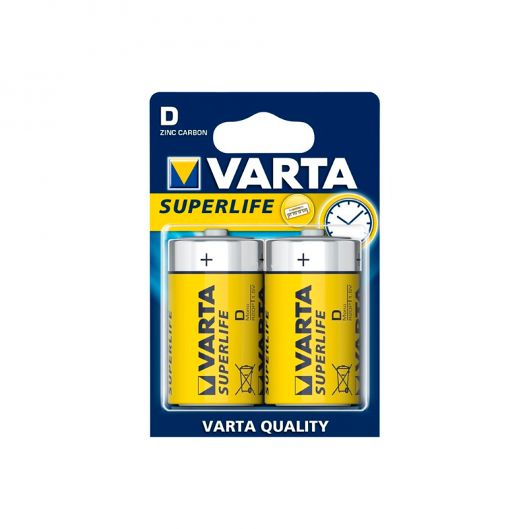 Pilha R20 (pack de 2 unidades)