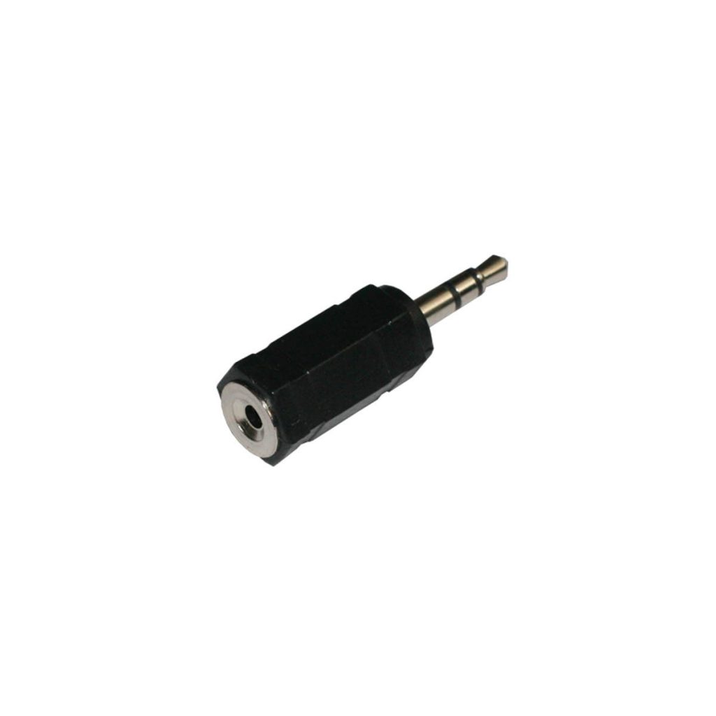 Adaptador Jack Macho Stéreo 3,5mm para Jack Fêmea Stéreo 2,5mm